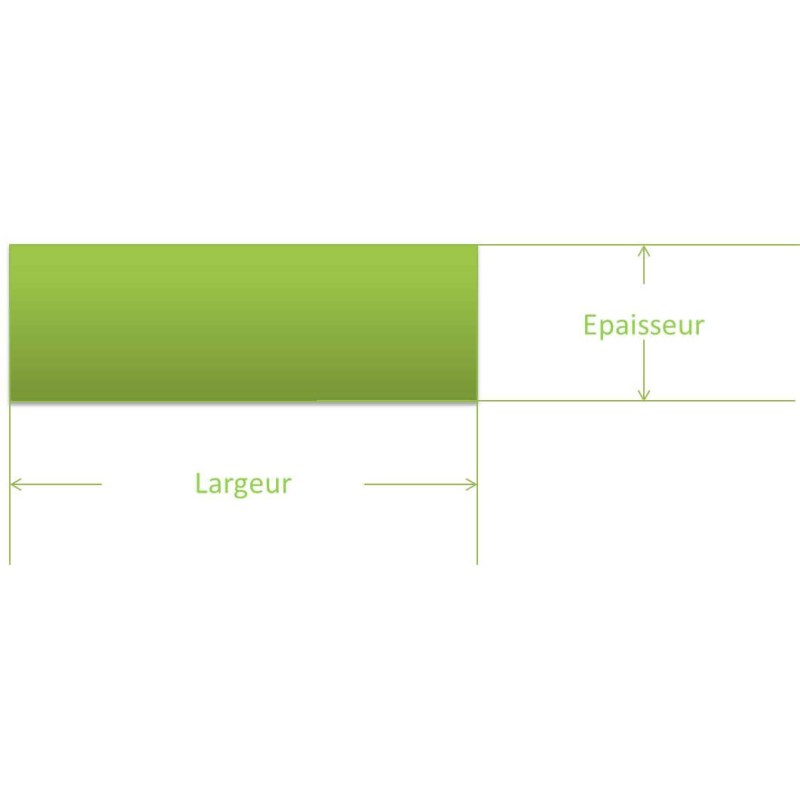 Fer plat inox 30 mm - Long. 1 à 4 mètres - Comment Fer