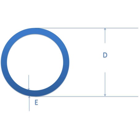 Tube acier rond 50x1,5 mm ou 2 mm - 1 à 4 mètres - Comment Fer